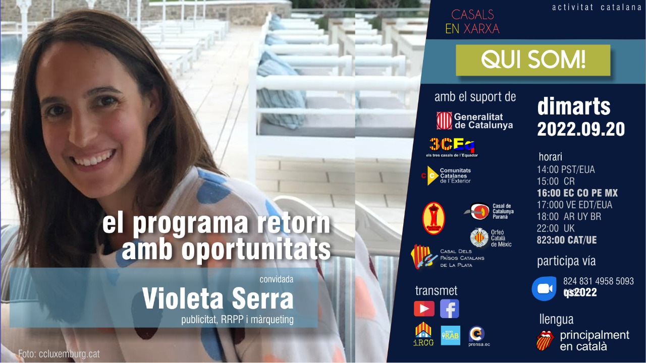 Qui som: Violeta Serra - Casal Català de Quito